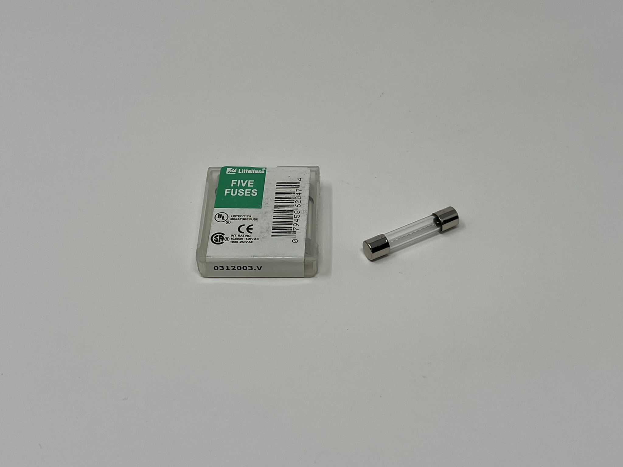 3A Glass Fuse, Fast Acting – SimpleHg