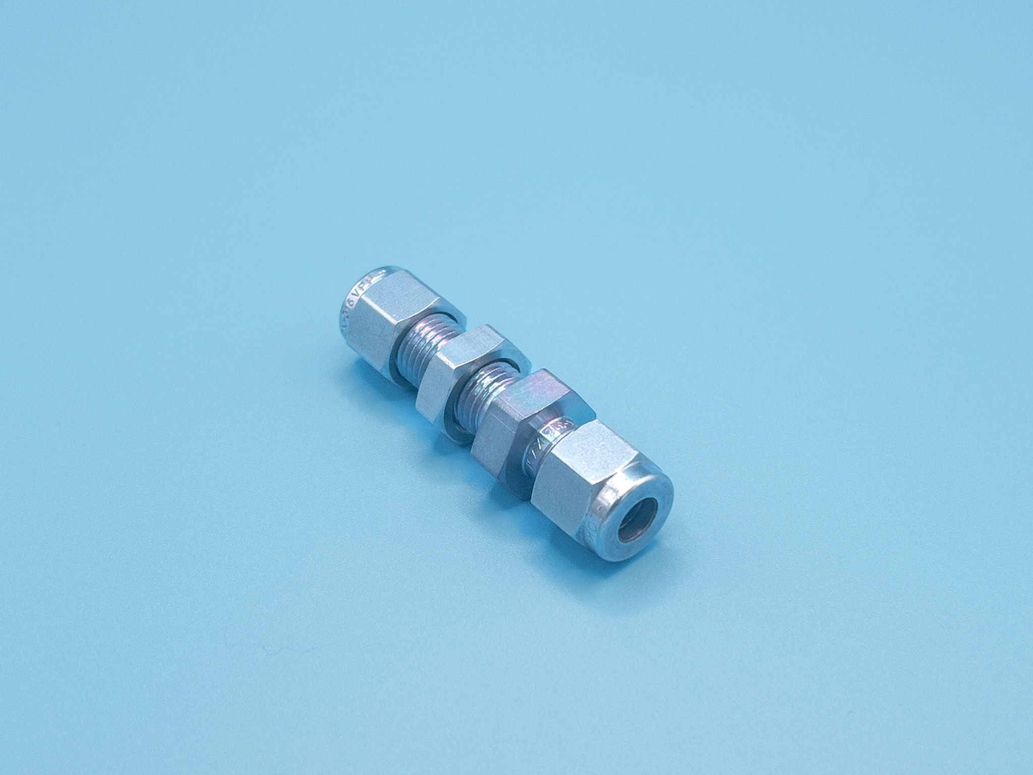 SS Straight Union, Bulkhead, Coated, 1/4 in. – SimpleHg